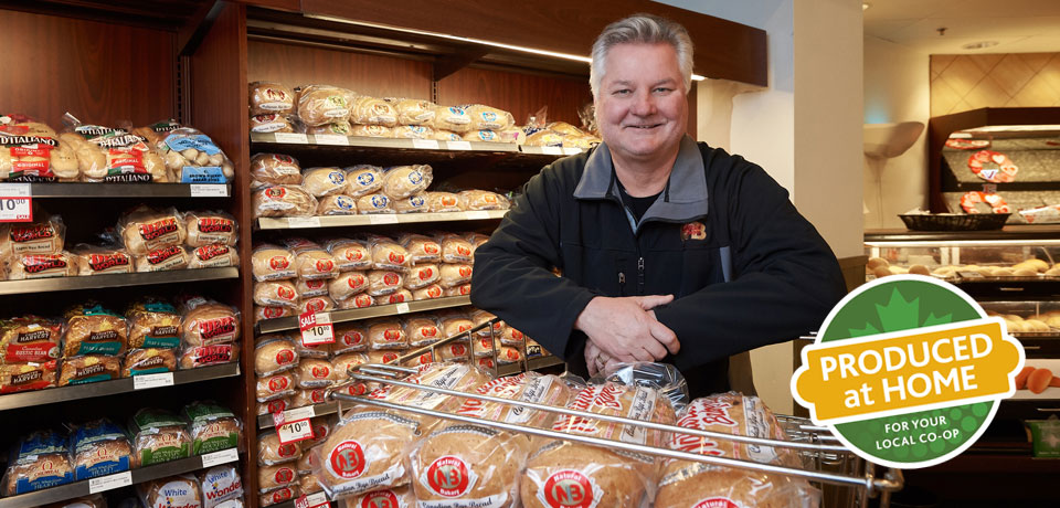 Four generations of freshly baked bread