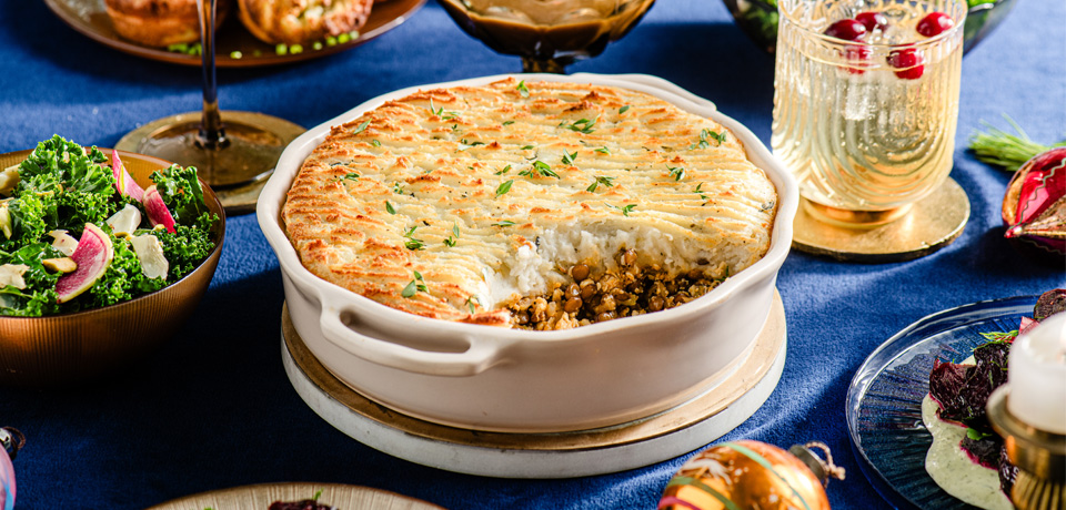 Lentil and Tofu Shepherd’s Pie
